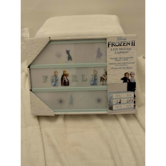 Disney | Toys | Disney Frozen 2 Led Message Lightbox | Poshmark